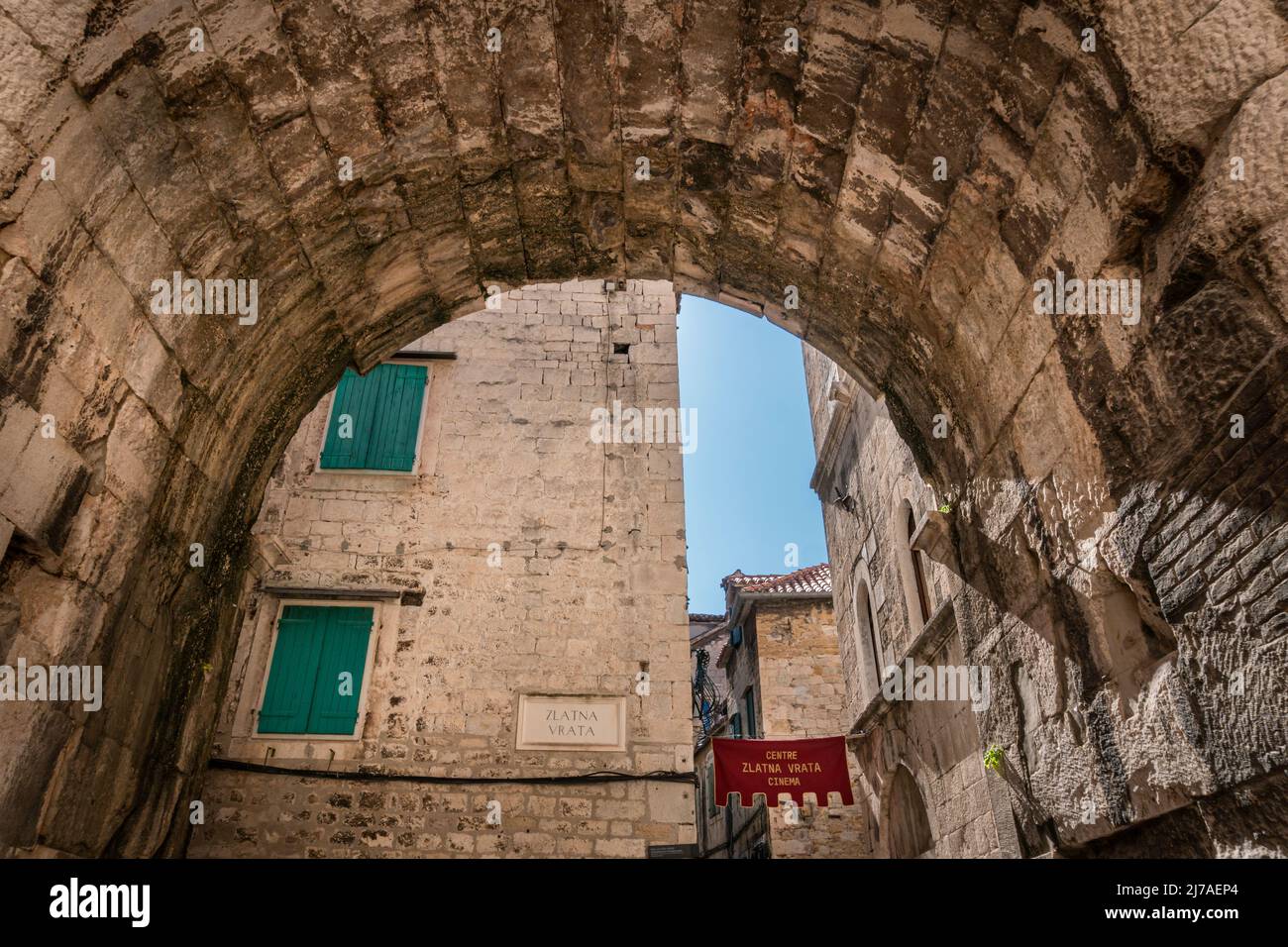 Diocletian palace golden gate hi-res stock photography and images - Alamy