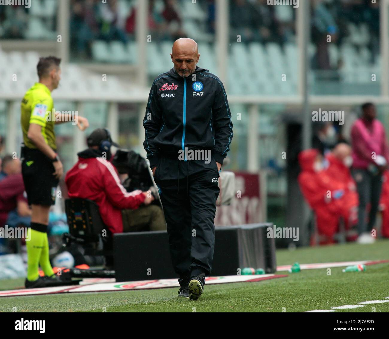 Luciano Spalletti coach of Napoli during the Italian Serie A, football ...