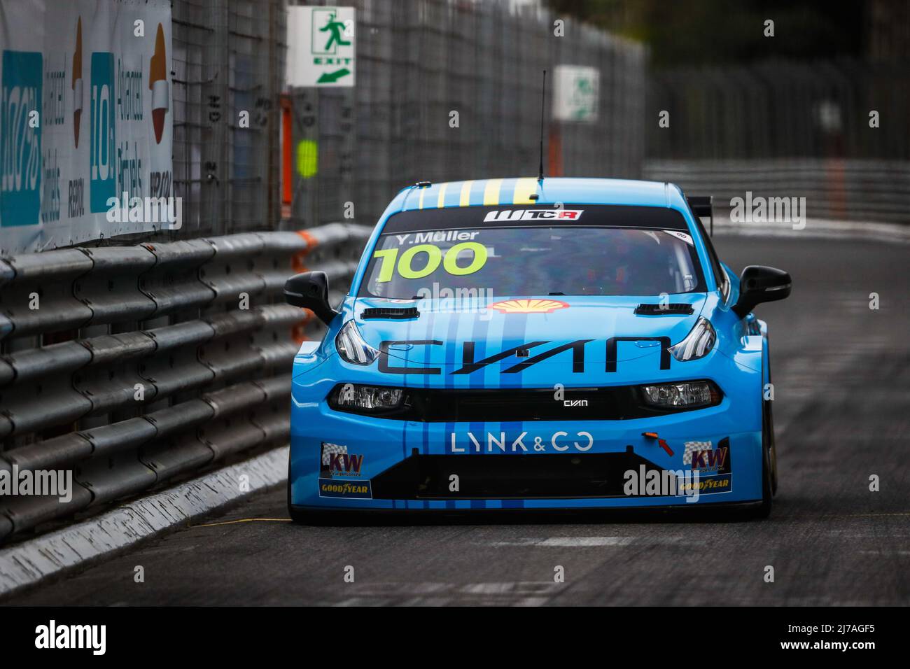 100 MULLER Yvan (FRA), Cyan Racing Lynk & Co, Lynk & Co 03 TCR, action ...