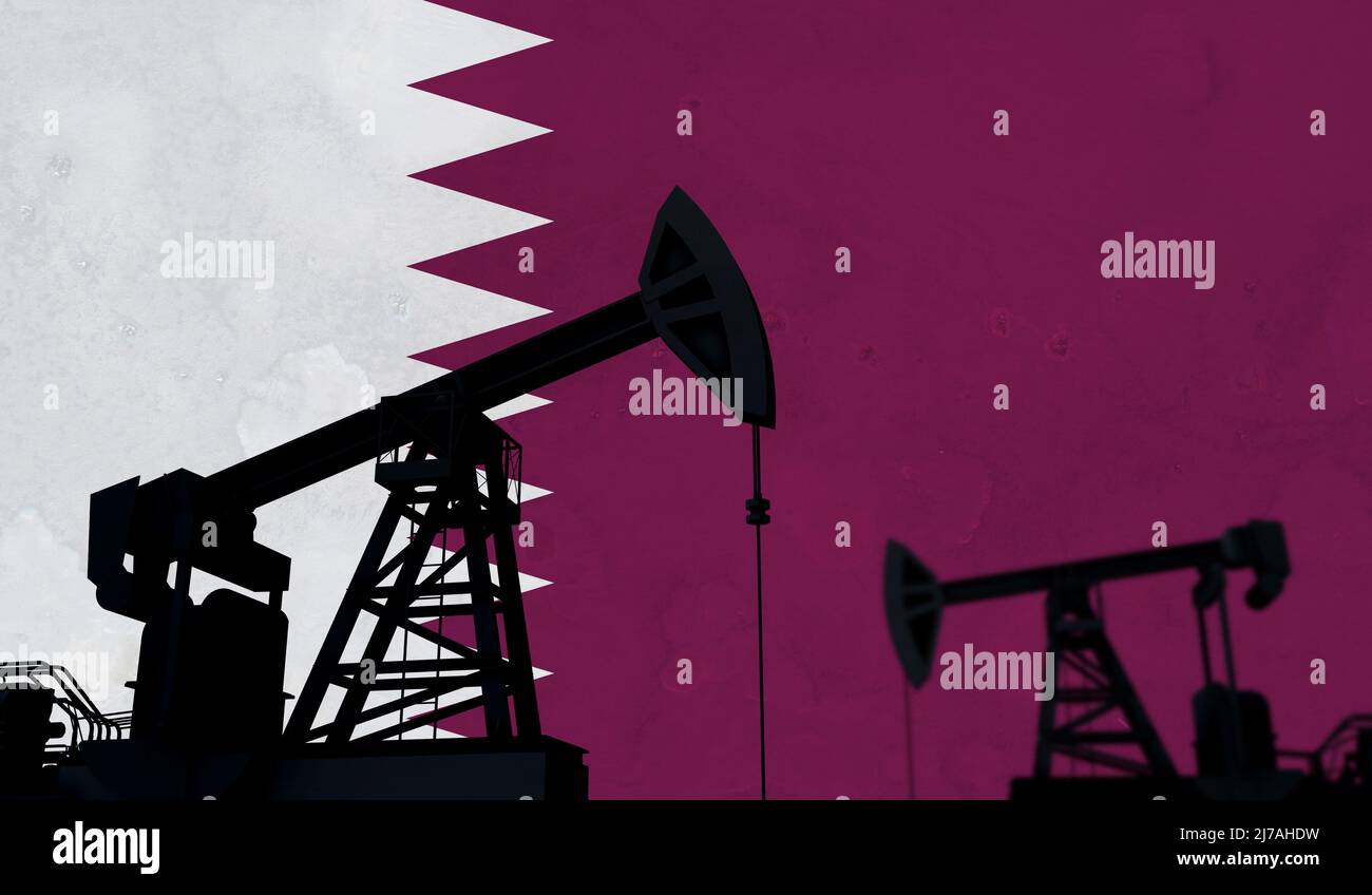 Qatar oil well hi-res stock photography and images - Alamy