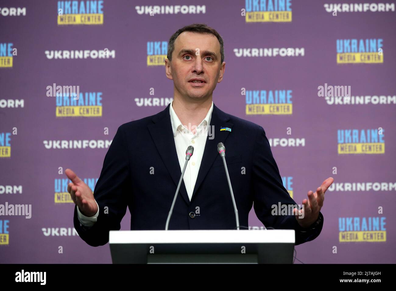 Non Exclusive: KYIV, UKRAINE - MAY 7, 2022 - Minister of Health of ...