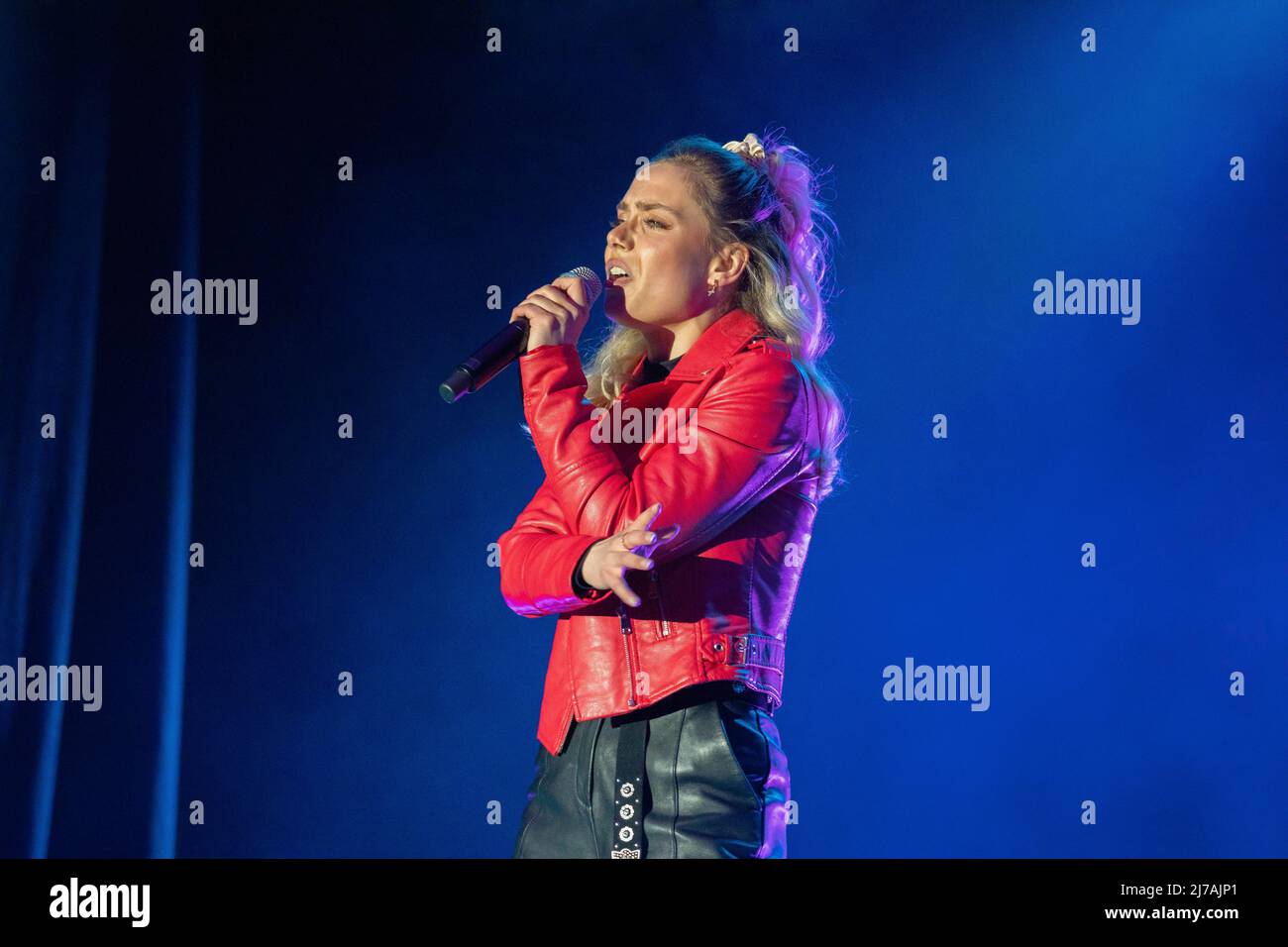 Marie Wegener bei "Die große Schlager-Hitparade" in der Messehalle ...
