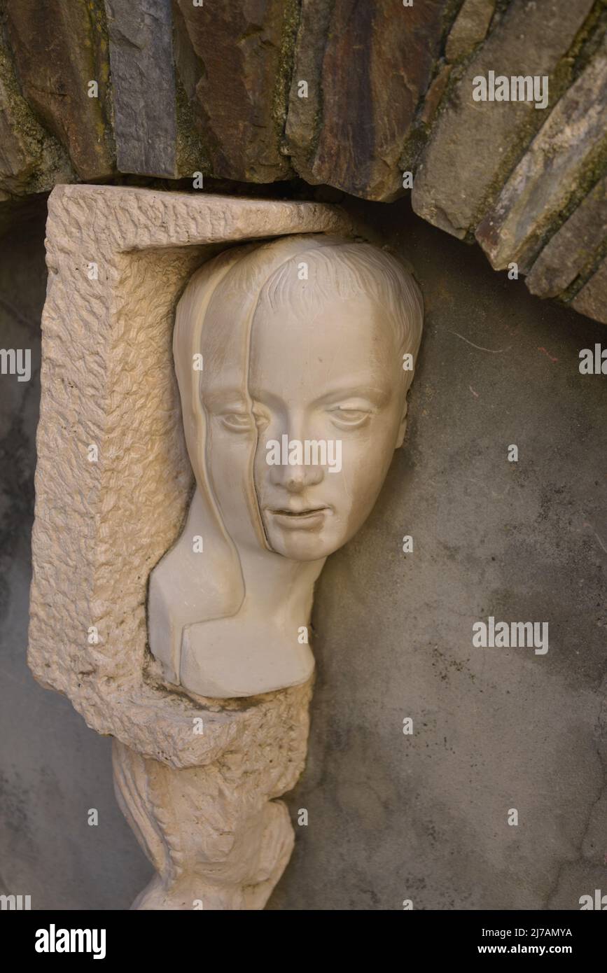 Manarola one of the five villages of the five land in Liguria Italy in ...