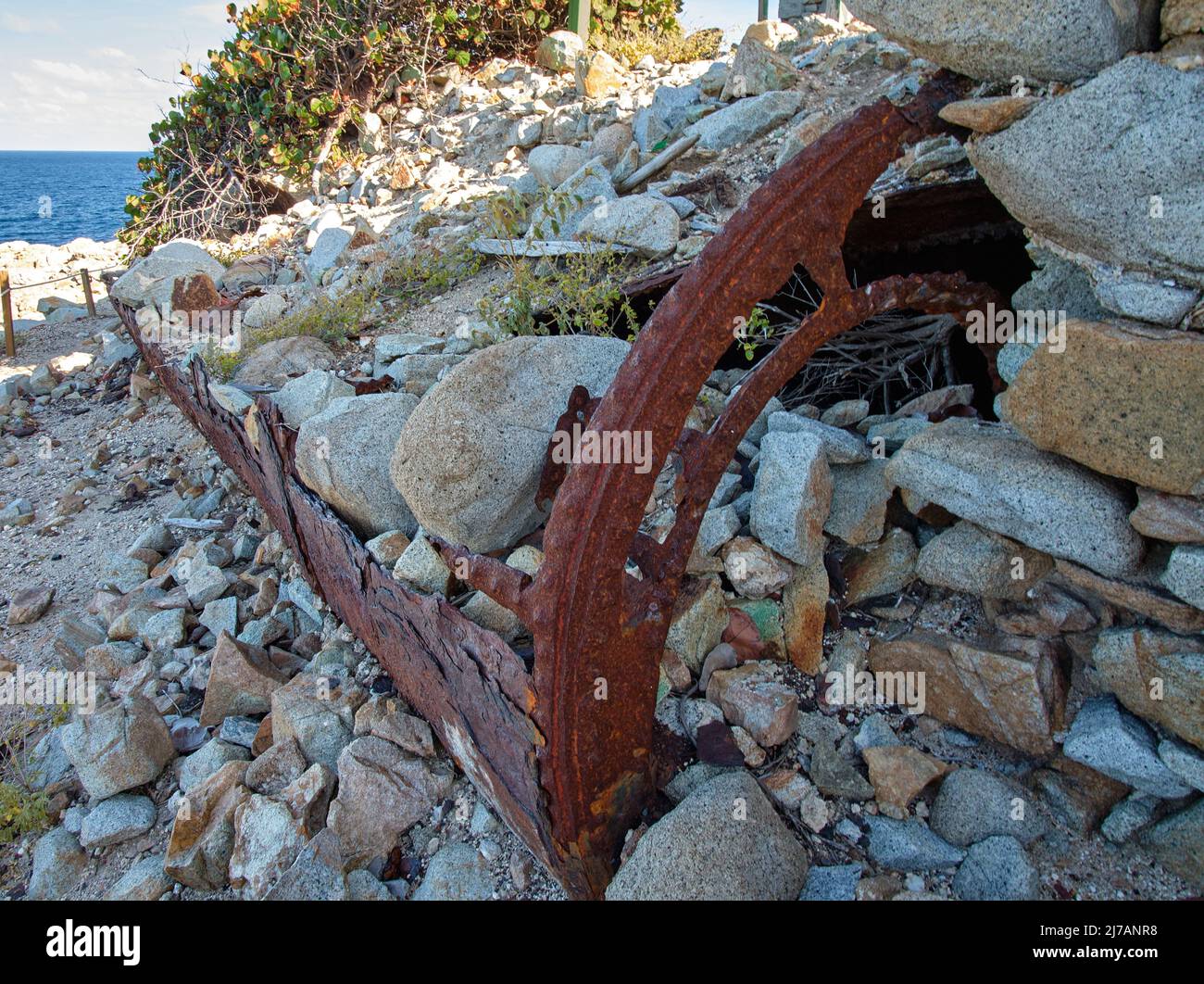 The copper mine was operated from 1837 to 1862 by Cornish miners. The ...