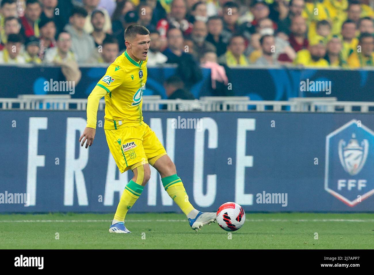 SAINT-DENIS, FRANCE - MAY 7: Quentin Merlin of FC Nantes during the ...