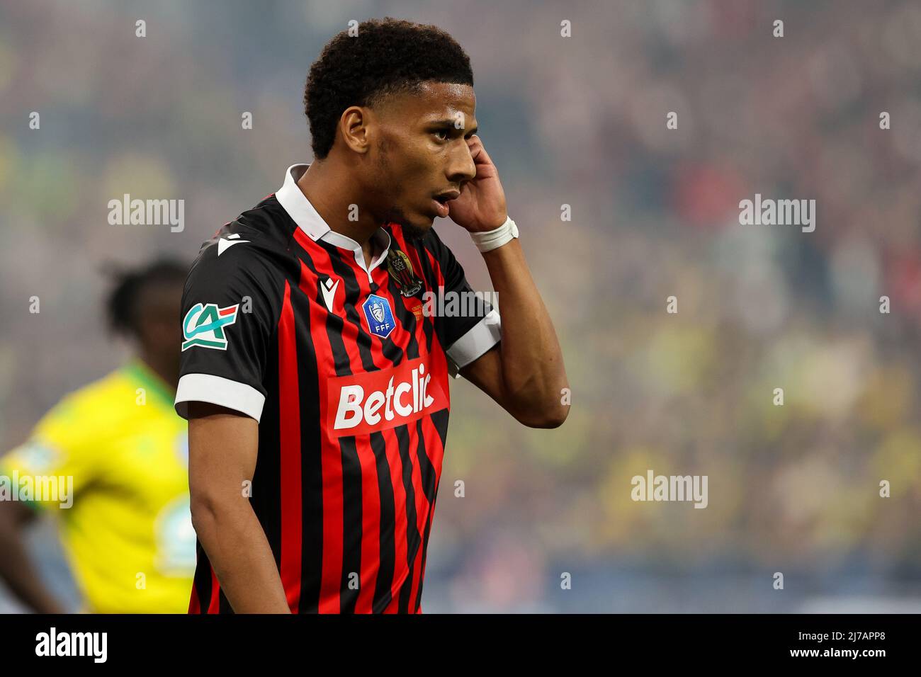 SAINT-DENIS, FRANCE - MAY 7: Jean-Clair Todibo of OGC Nice during the Coupe de France match ...