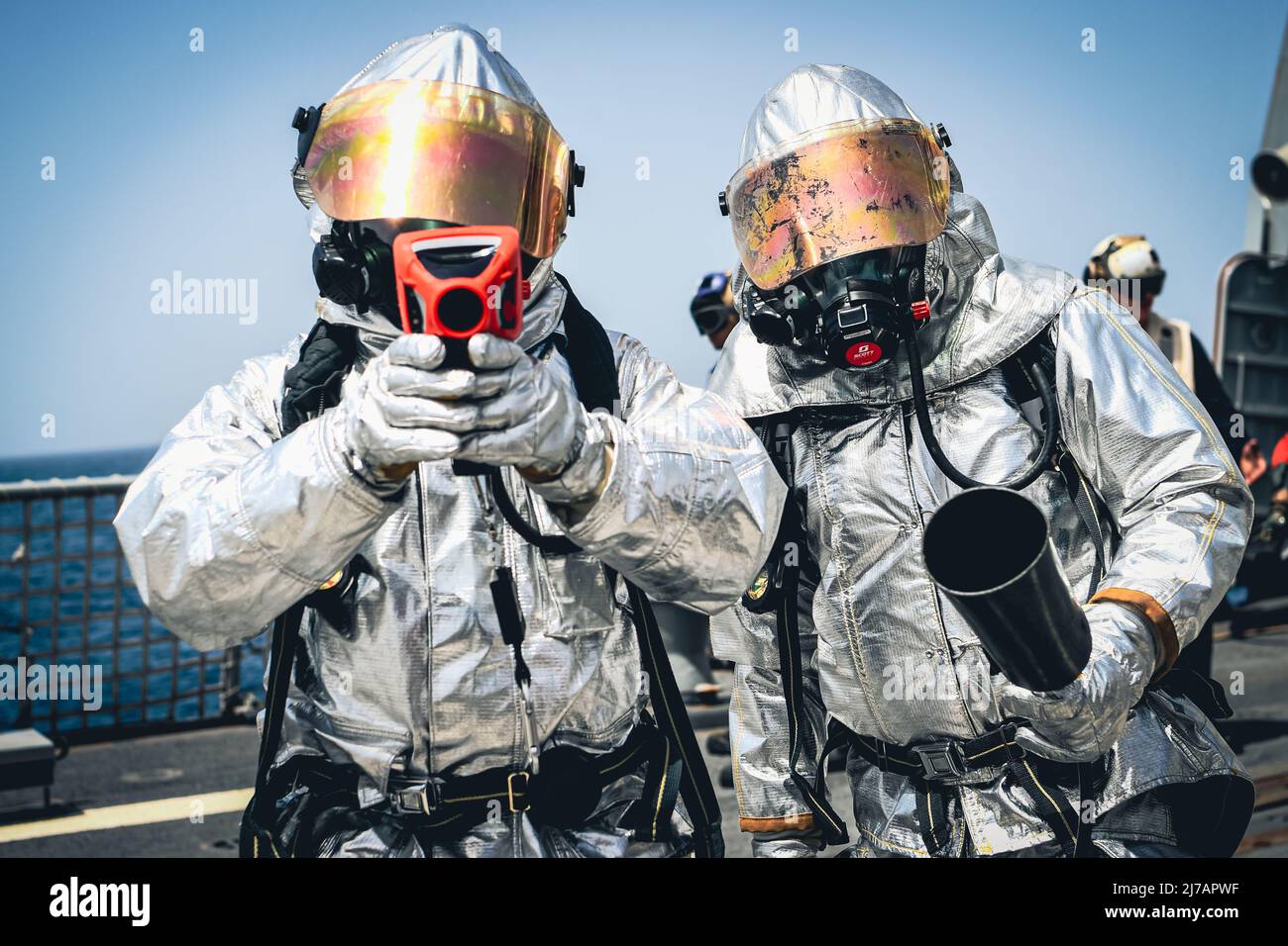 220505-N-TT059-1044 ARABIAN SEA (May 05, 2022) Damage Controlman ...