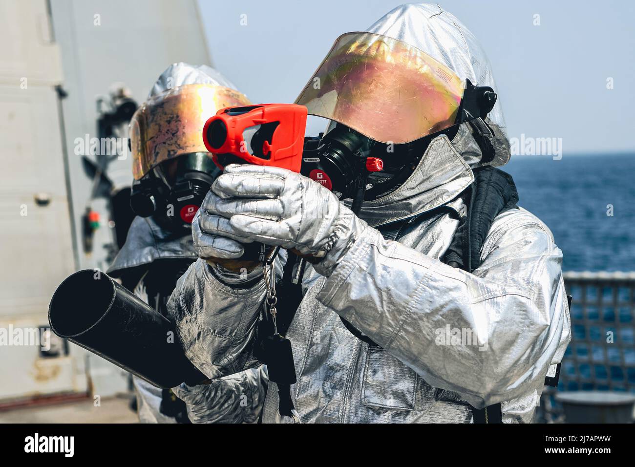 220505-N-TT059-1038 ARABIAN SEA (May 05, 2022) Damage Controlman ...