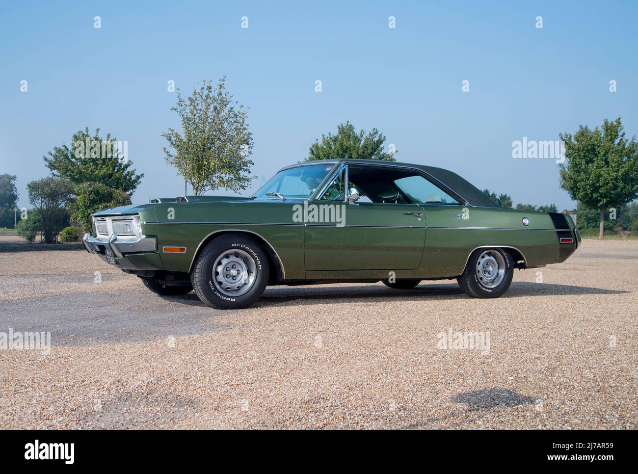 1966 Dodge Dart Swinger American classic muscle car Stock Photo - Alamy
