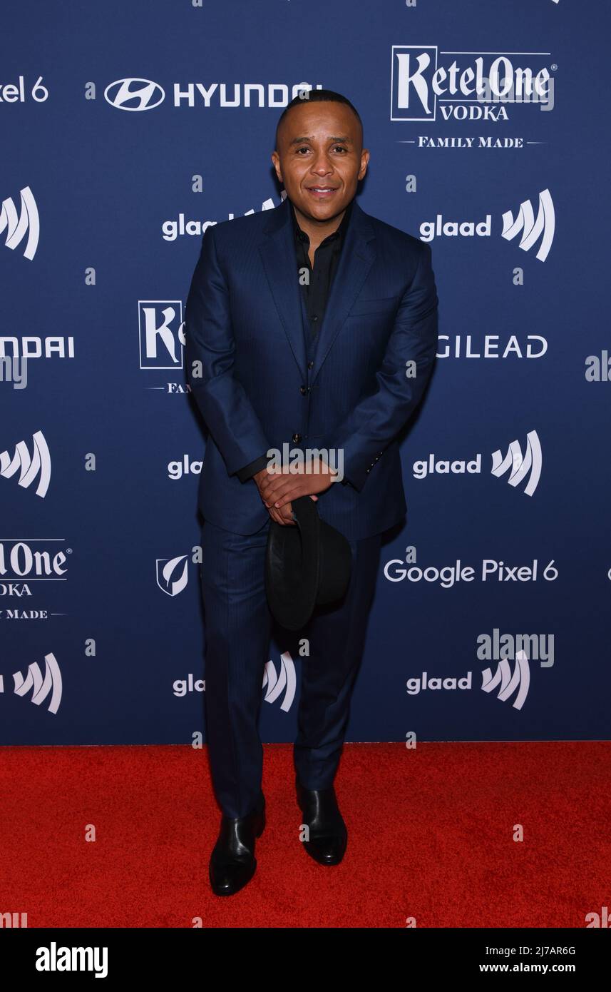 Rashad Robinson attends 33rd Annual GLAAD Media Awards at New York ...