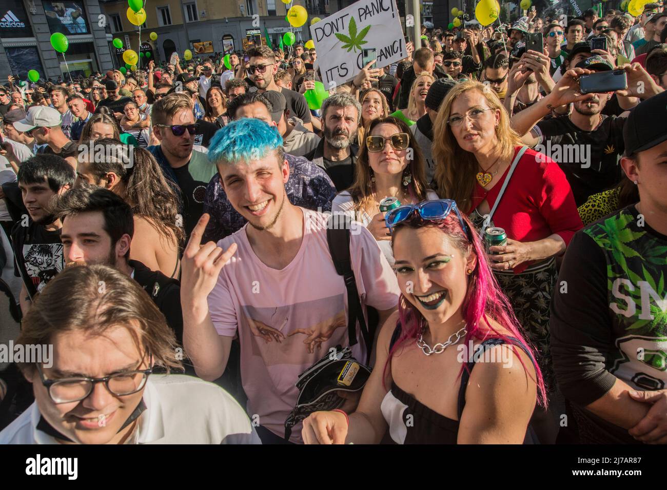 The World Marijuana March celebrates its 25th anniversary in Spain with ...