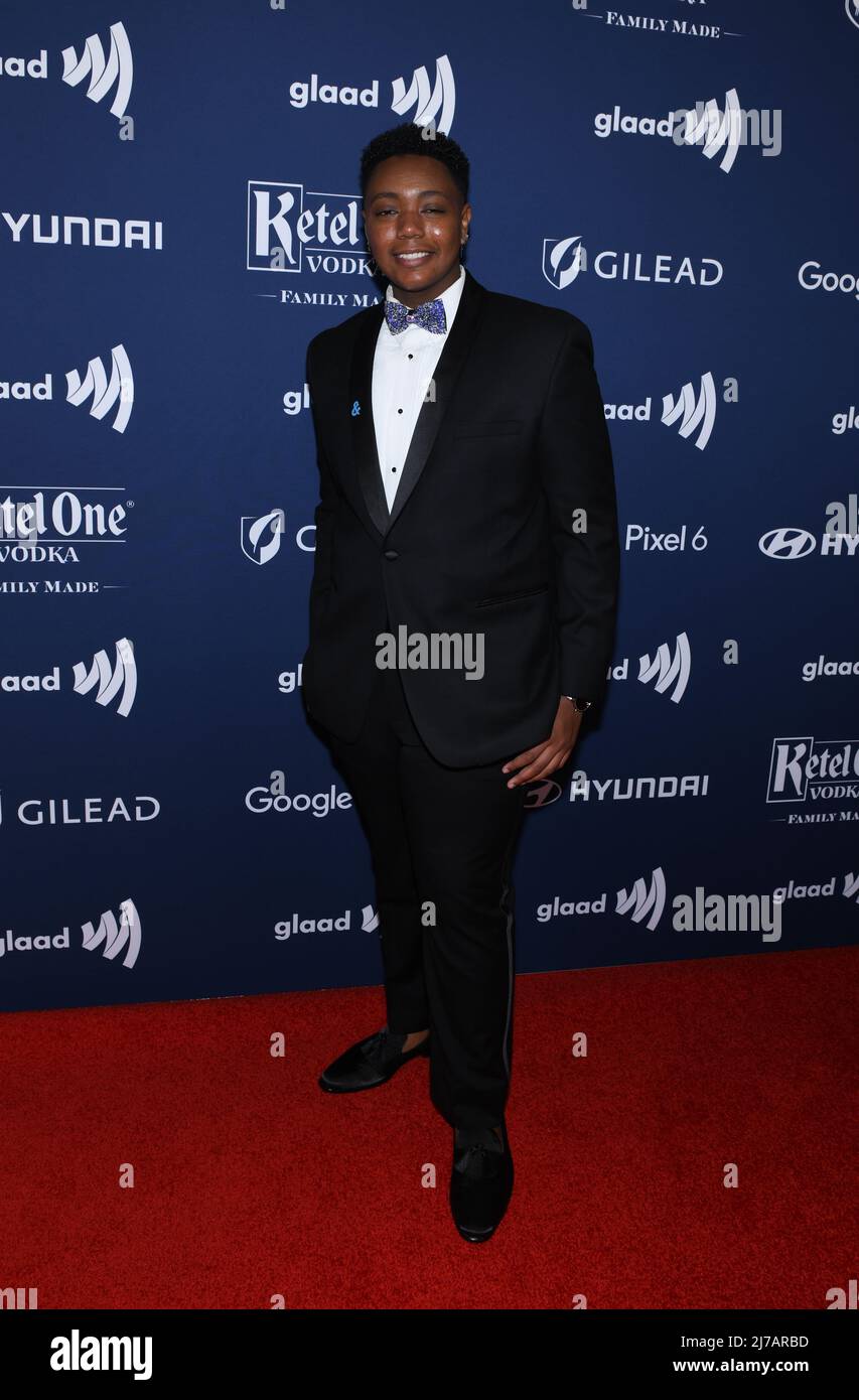 Ashton Mota attends 33rd Annual GLAAD Media Awards at New York Hilton ...