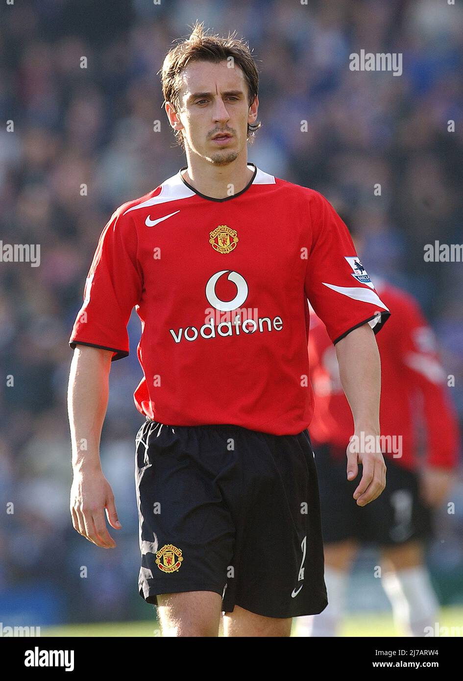 PORTSMOUTH V MAN UTD 30-10-04 GARY NEVILLE PIC MIKE WALKER, 2004 Stock ...