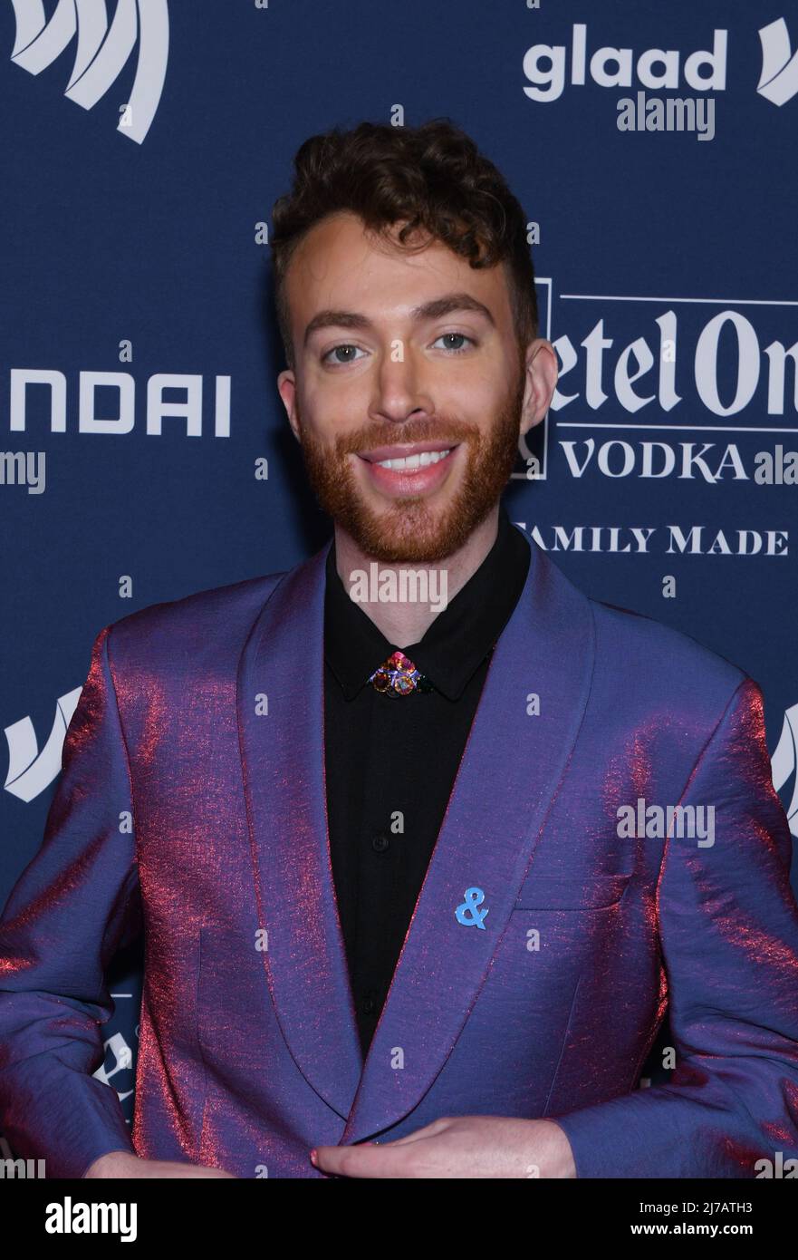 Josh Helfgott attends 33rd Annual GLAAD Media Awards at New York Hilton ...
