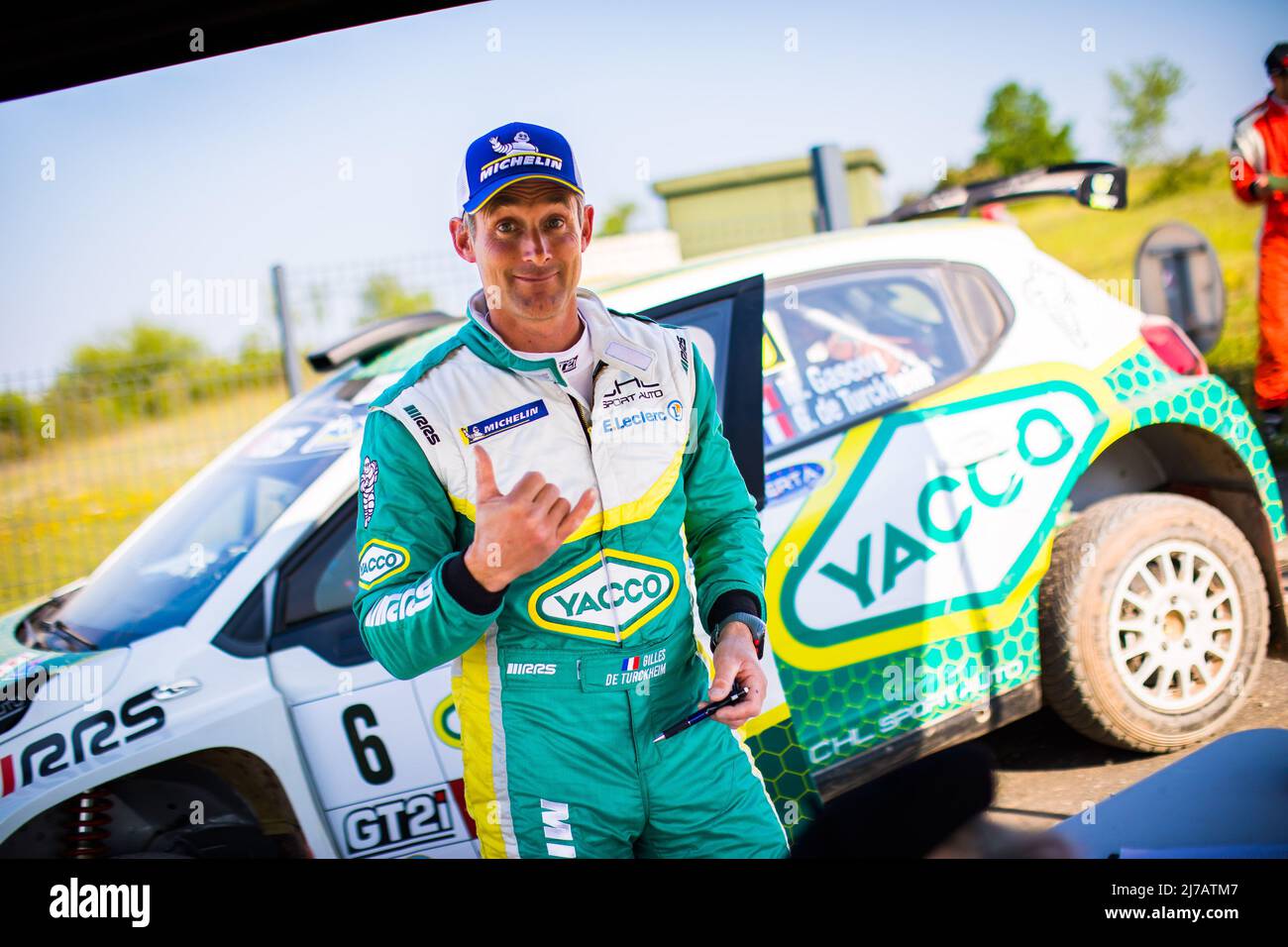 GASCOU Emmanuel, DE TURCKHEIM Gilles, CITROËN C3 R5, portrait during ...
