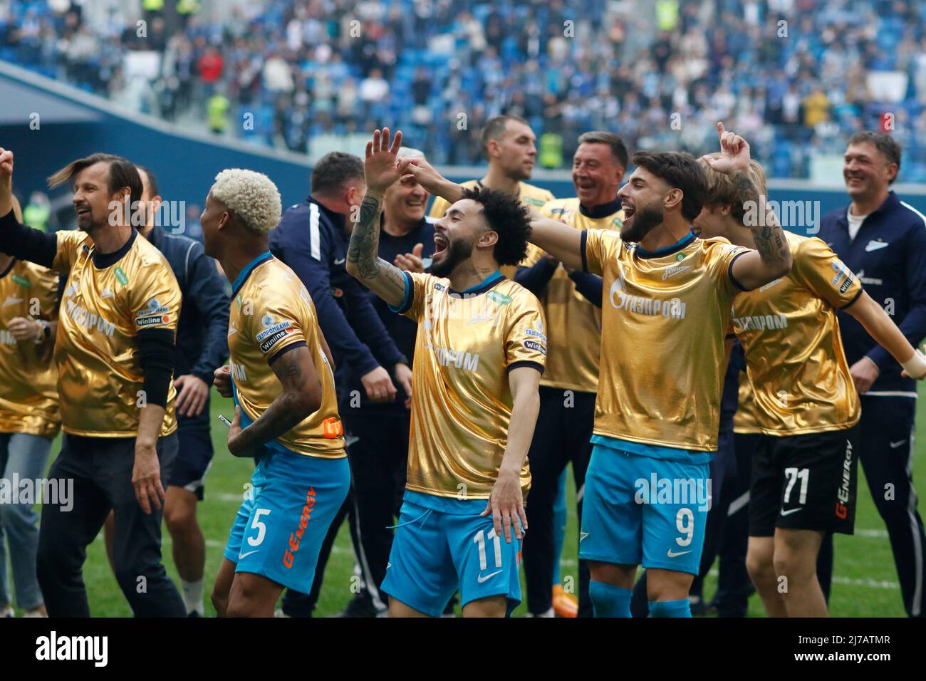 Zenit Football Club Players Attend The Honoring Ceremony Of The