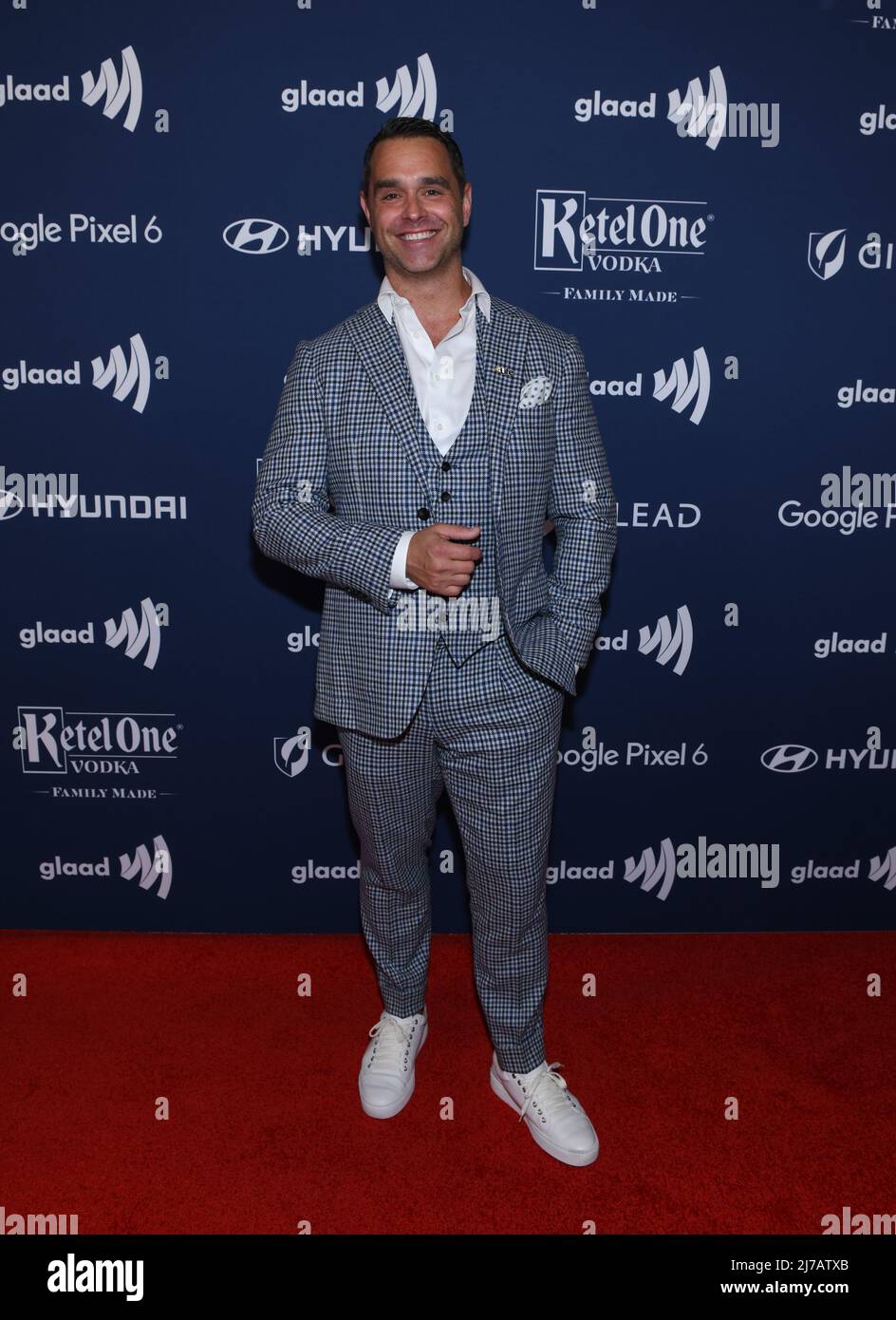 Karl Schmid attends 33rd Annual GLAAD Media Awards at New York Hilton ...