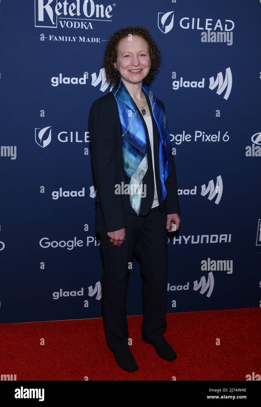 Dana Rudolph attends 33rd Annual GLAAD Media Awards at New York Hilton ...