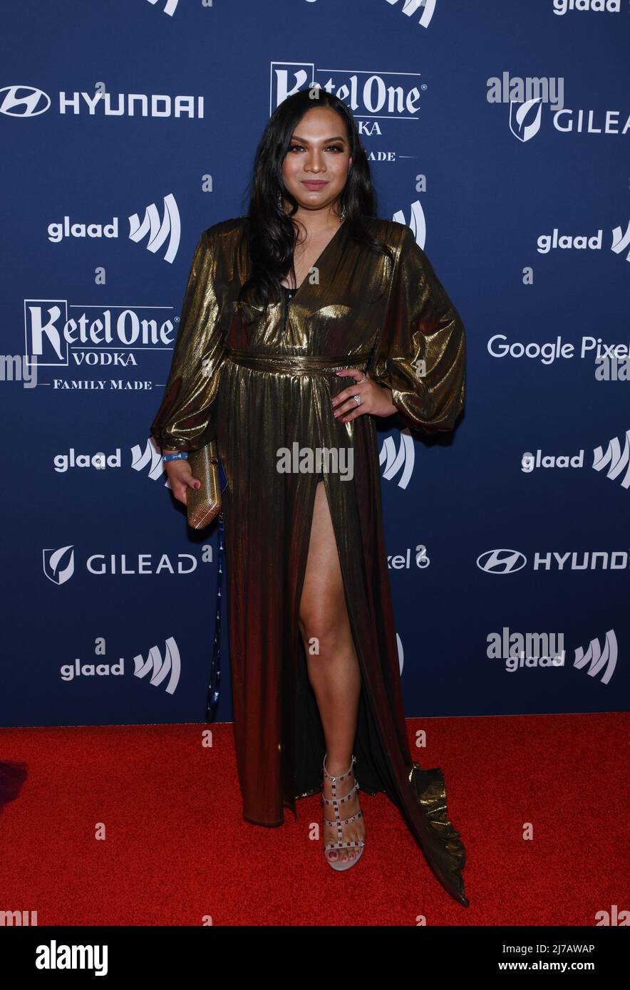 Angel Bonilla attends 33rd Annual GLAAD Media Awards at New York Hilton ...