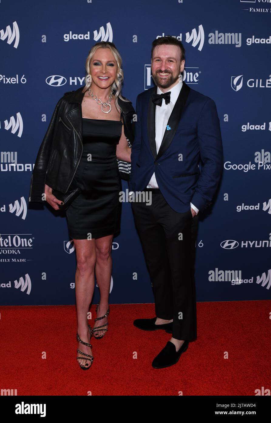 Joslyn De Freece and Linus Ignatius attends 33rd Annual GLAAD Media ...