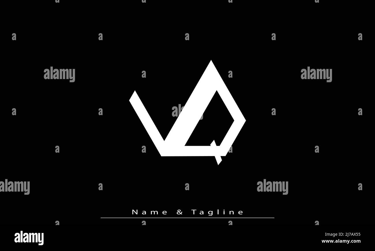 Alphabet letters Initials Monogram logo VQ , QV Stock Vector Image ...