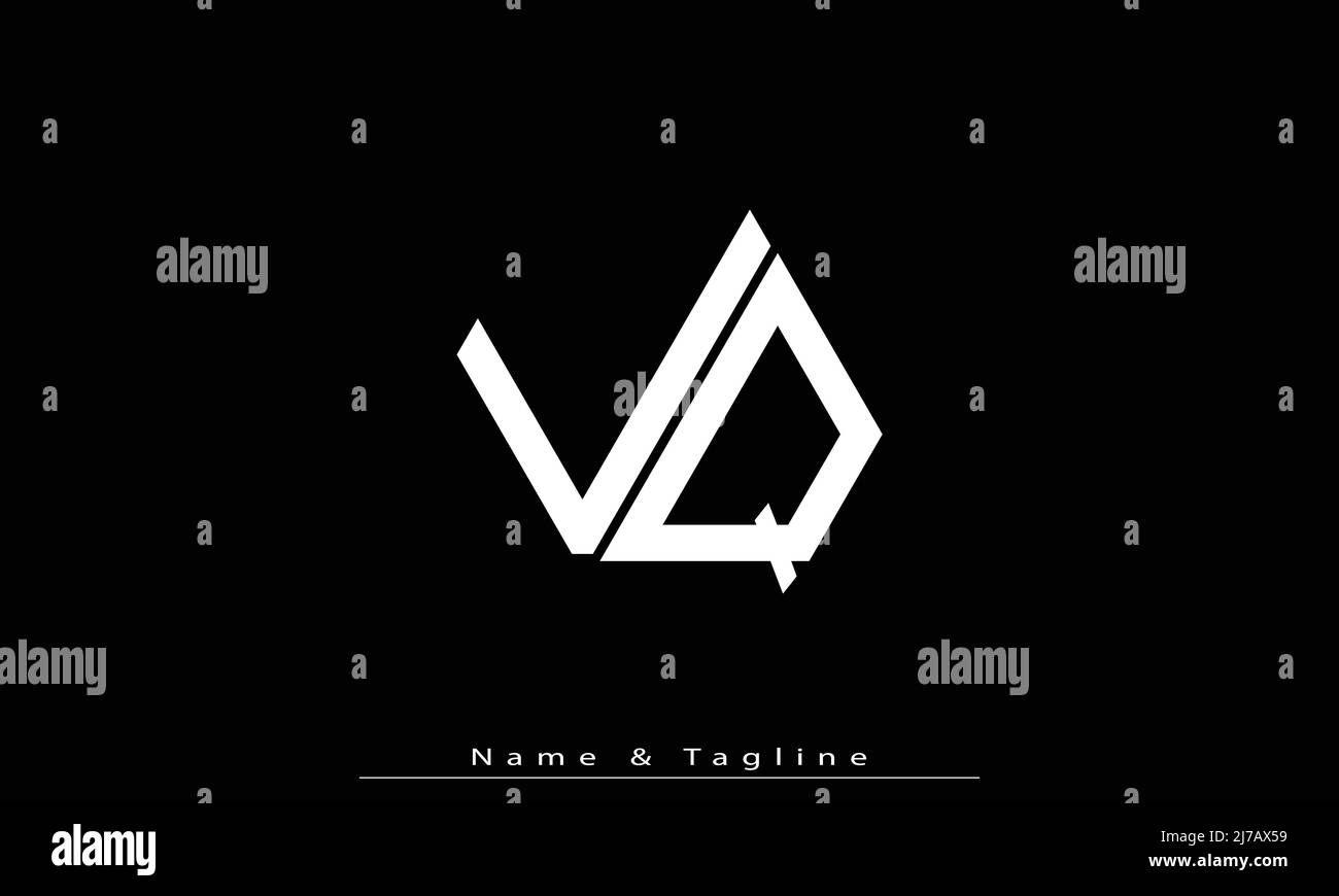 Alphabet letters Initials Monogram logo VQ , QV Stock Vector Image ...