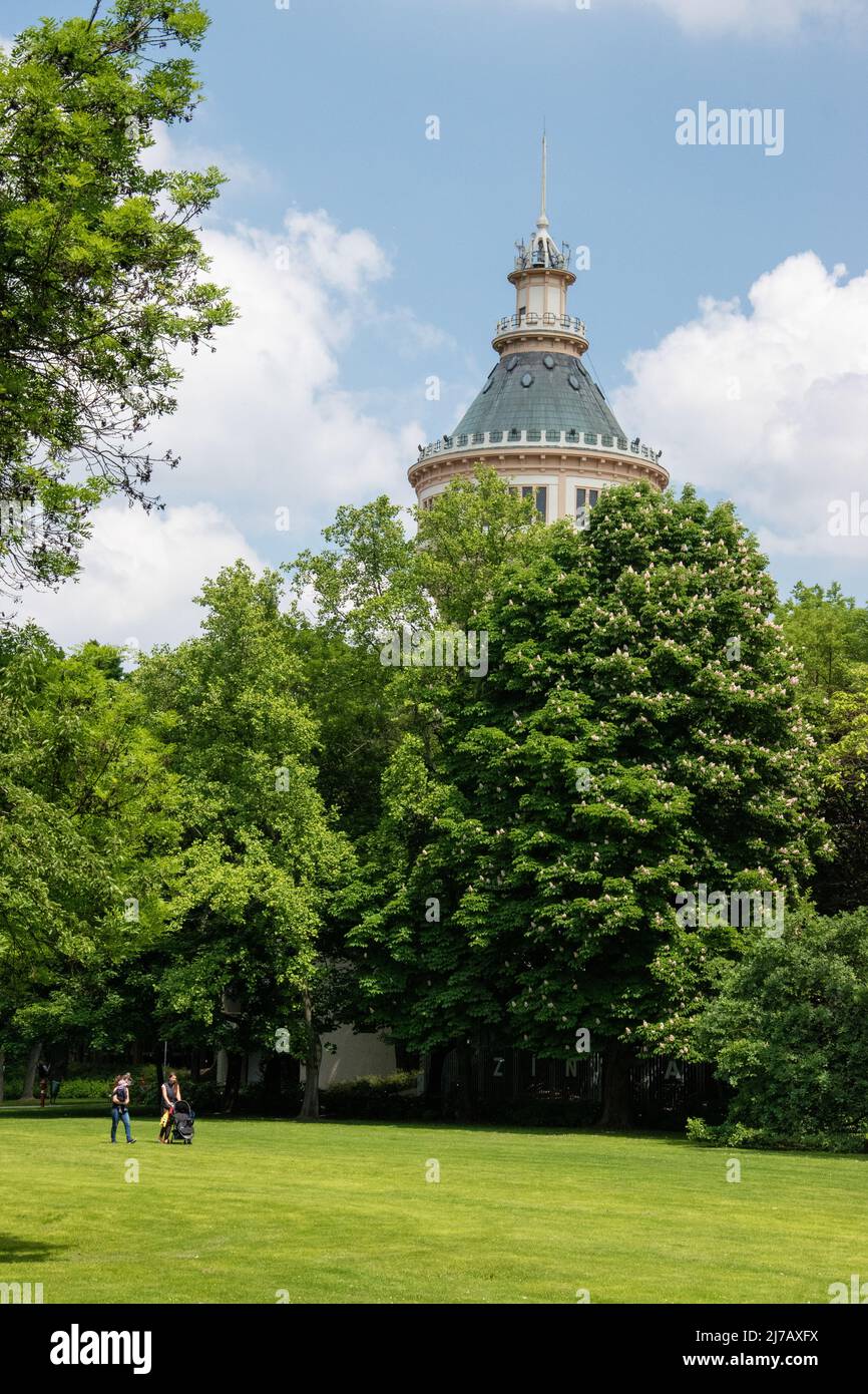 The Octagonal Water Tower built in Art Nouveau style in 1911, today ...