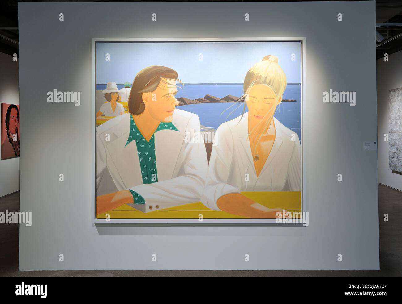 Rackstraw and Pamela by Alex Katz on display at Sotheby's in New York ...