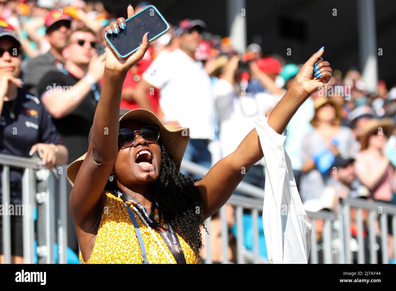 Miami grand prix crowd hi-res stock photography and images - Alamy
