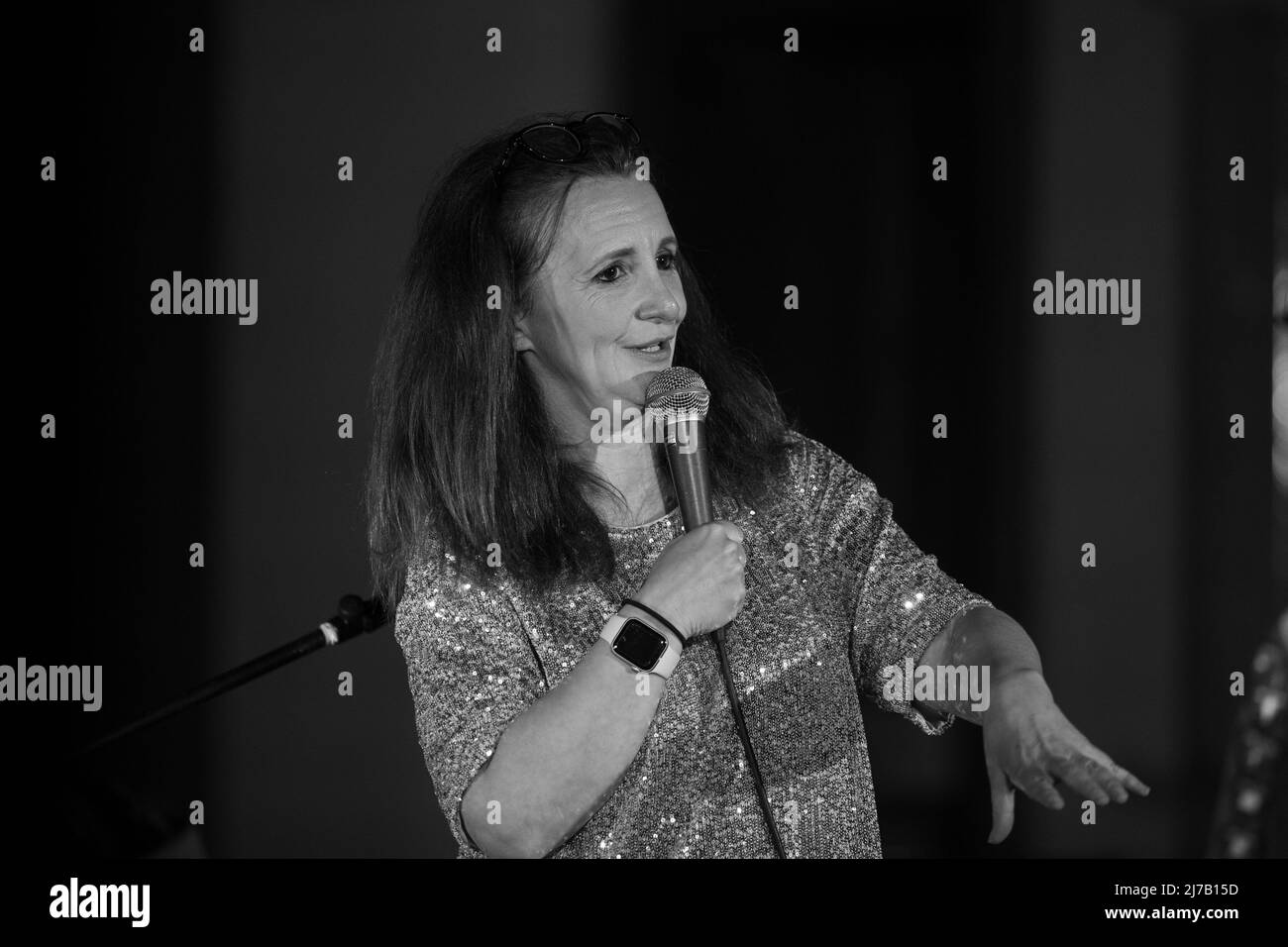 Lucy porter comedian Black and White Stock Photos & Images - Alamy