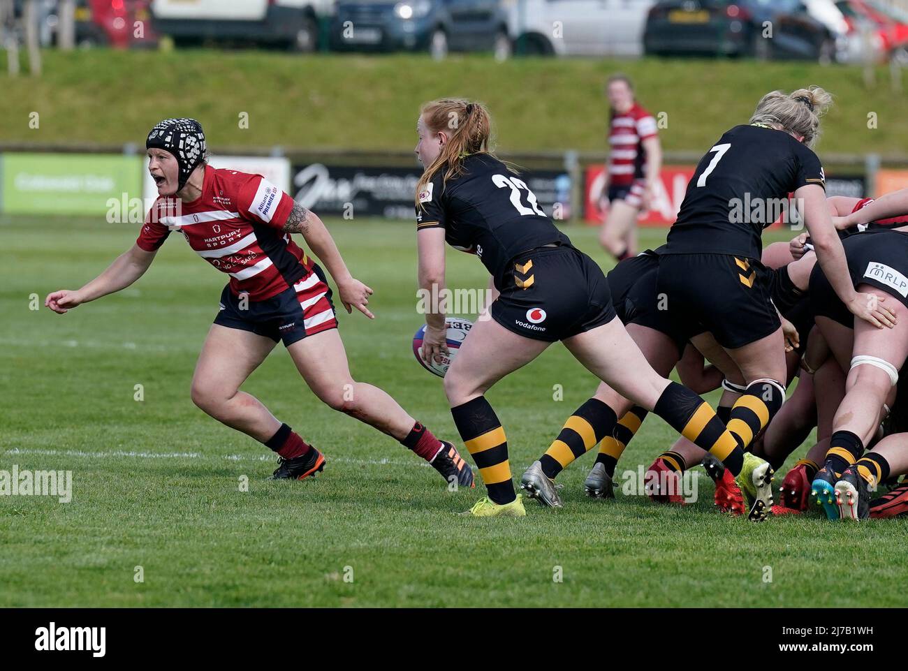 Gloucester, United Kingdom, 7, May, 2022, A Wilkinson (Wasps) passes ...