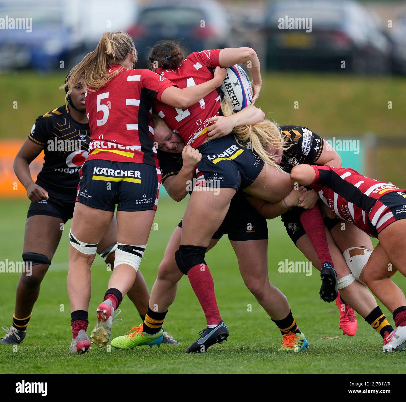 Gloucester, United Kingdom, 7, May, 2022, Zoe Aldcroft (Gloucester) (L ...