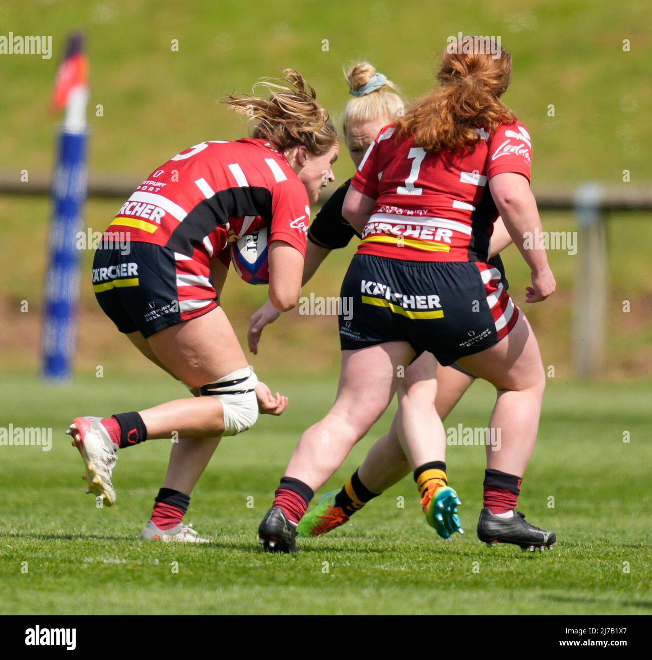 Gloucester, United Kingdom, 7, May, 2022, Zoe Aldcroft (Gloucester) (L ...