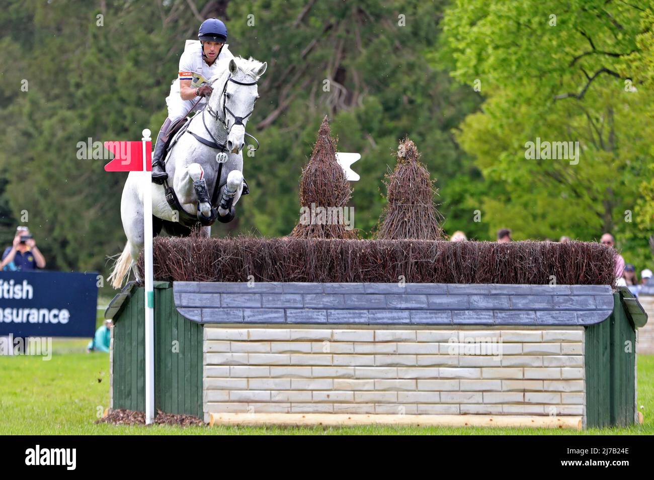 BADMINTON, UK, MAY 7TH Harry Meade riding Harry Meade during the Cross ...