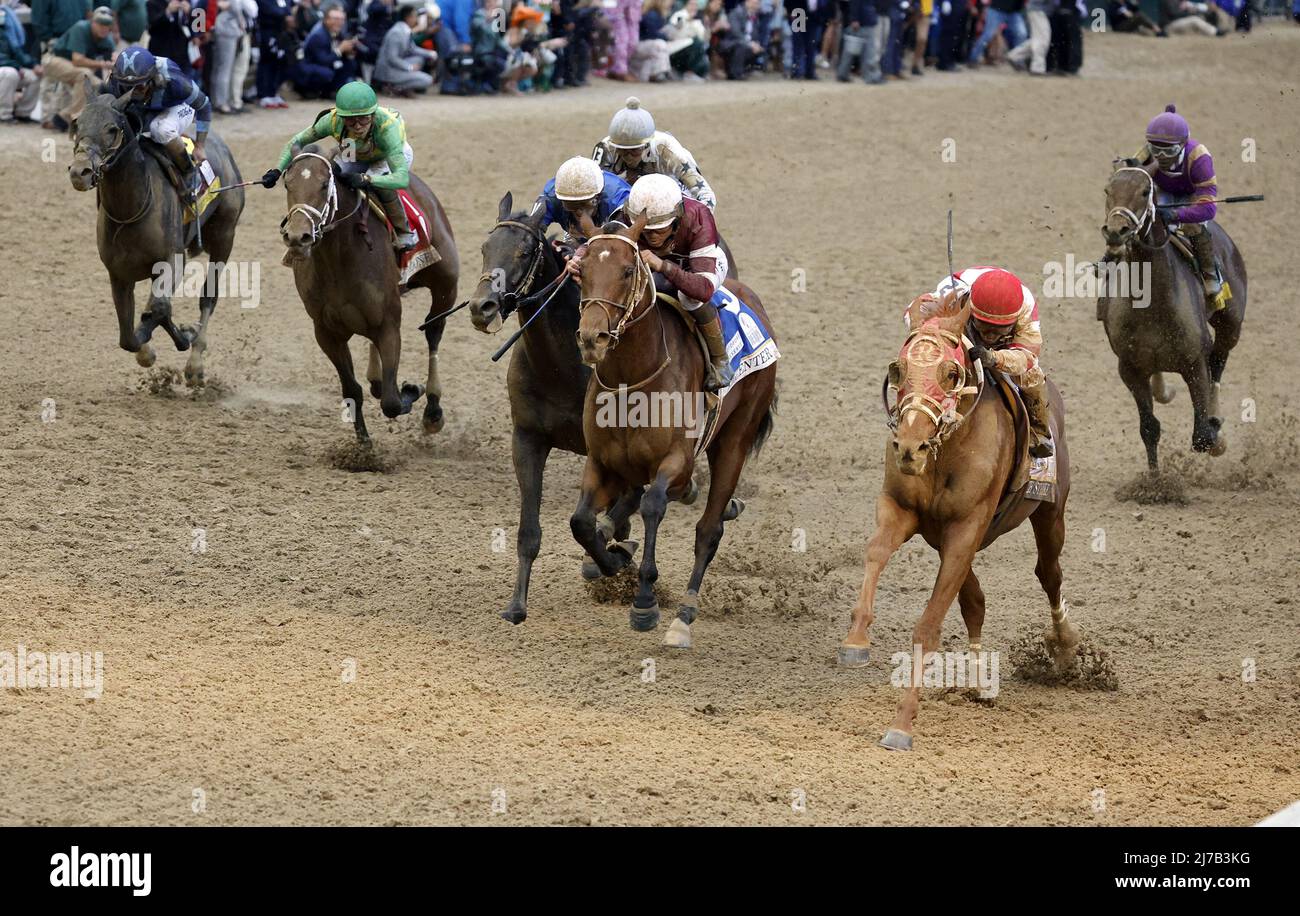 Louisville, United States. 07th May, 2022. Rich Strike with jockey ...