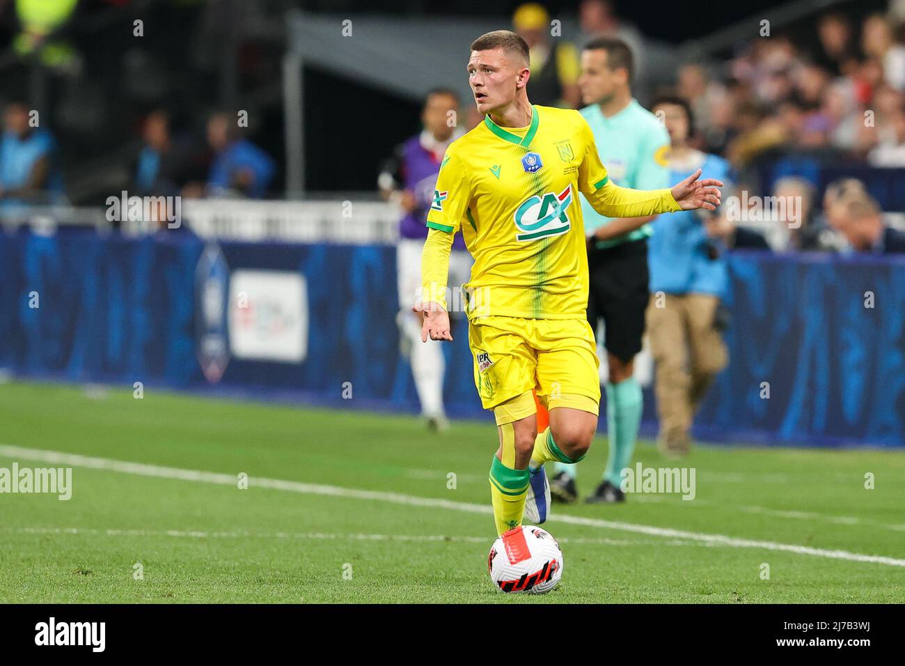 SAINT-DENIS, FRANCE - MAY 7: Quentin Merlin of FC Nantes during the ...