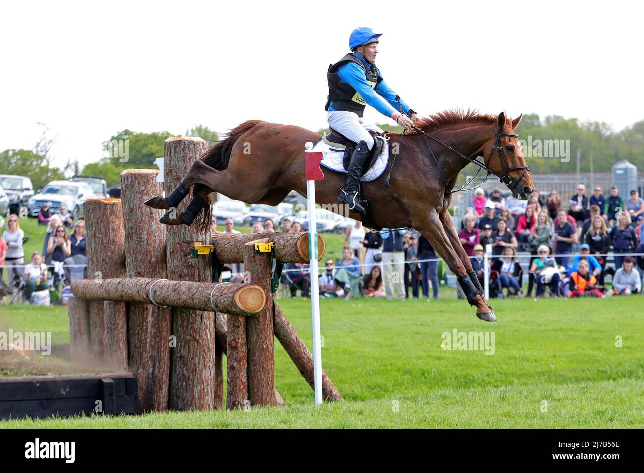 BADMINTON, UK, MAY 7TH Joris Vanspringel riding Creator GS during the ...