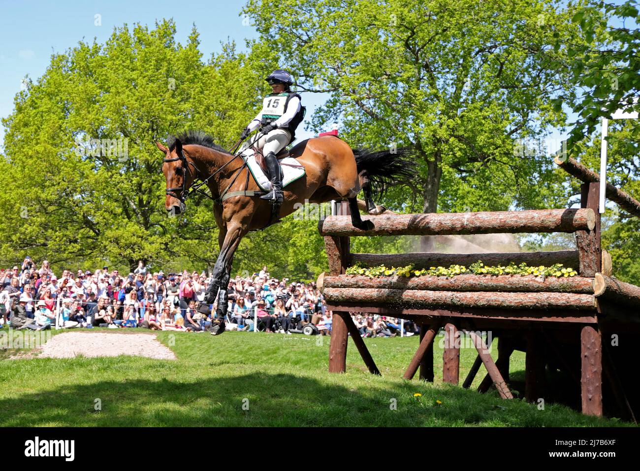 Pippa funnell badminton horse trials hi-res stock photography and ...