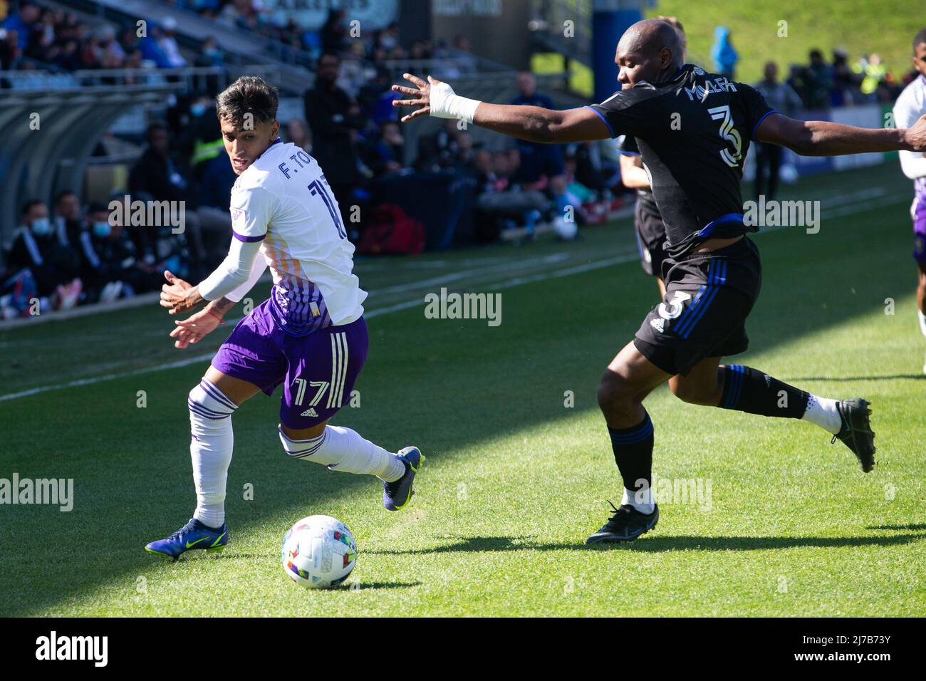 May 07, 2022: Orlando City forward Facundo Torres (17) and CF Montreal ...