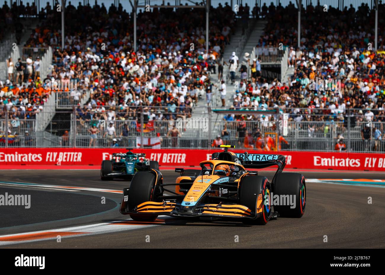 04 NORRIS Lando (gbr), McLaren F1 Team MCL36, action during the Formula ...