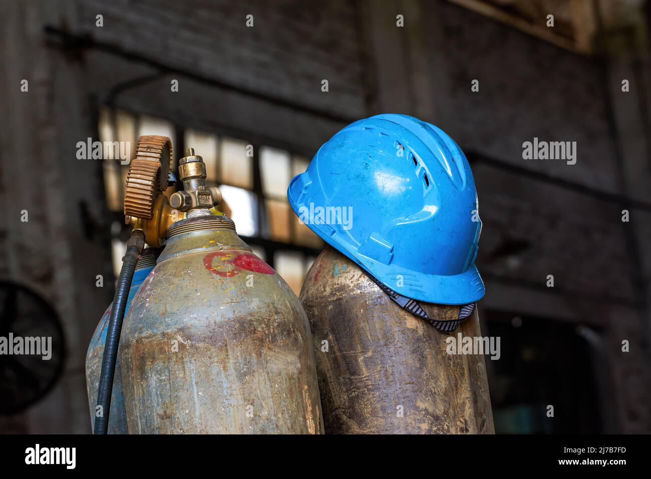 Empty gas cylinders hi-res stock photography and images - Alamy