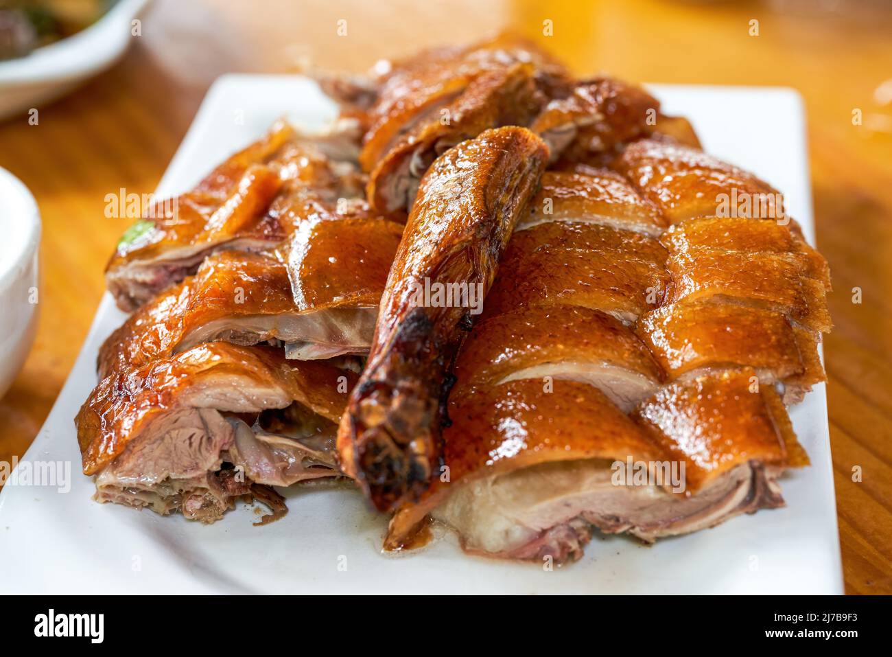 A delicious and tempting Cantonese-style roasted braised, deep well ...
