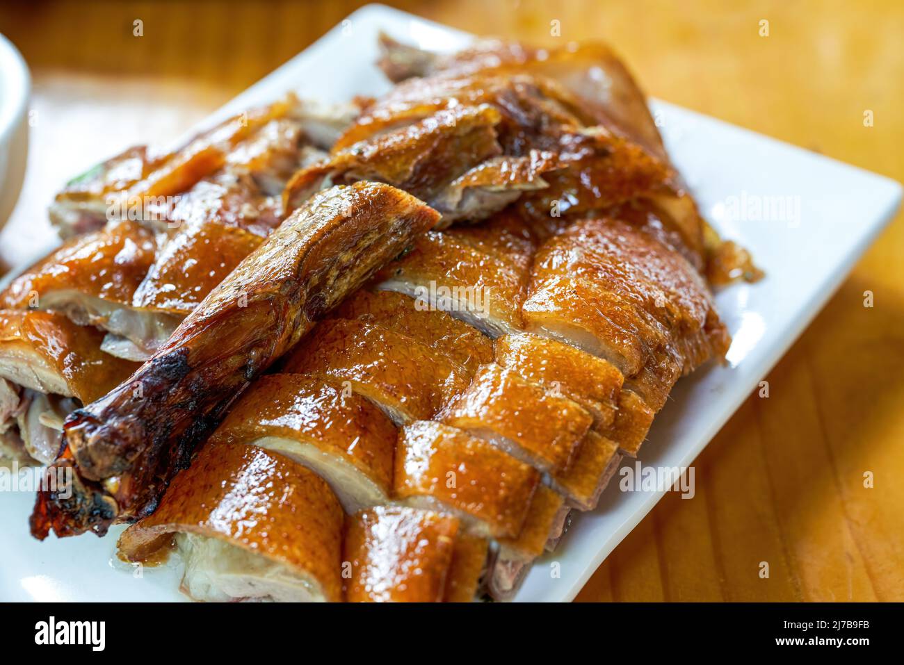 A delicious and tempting Cantonese-style roasted braised, deep well ...