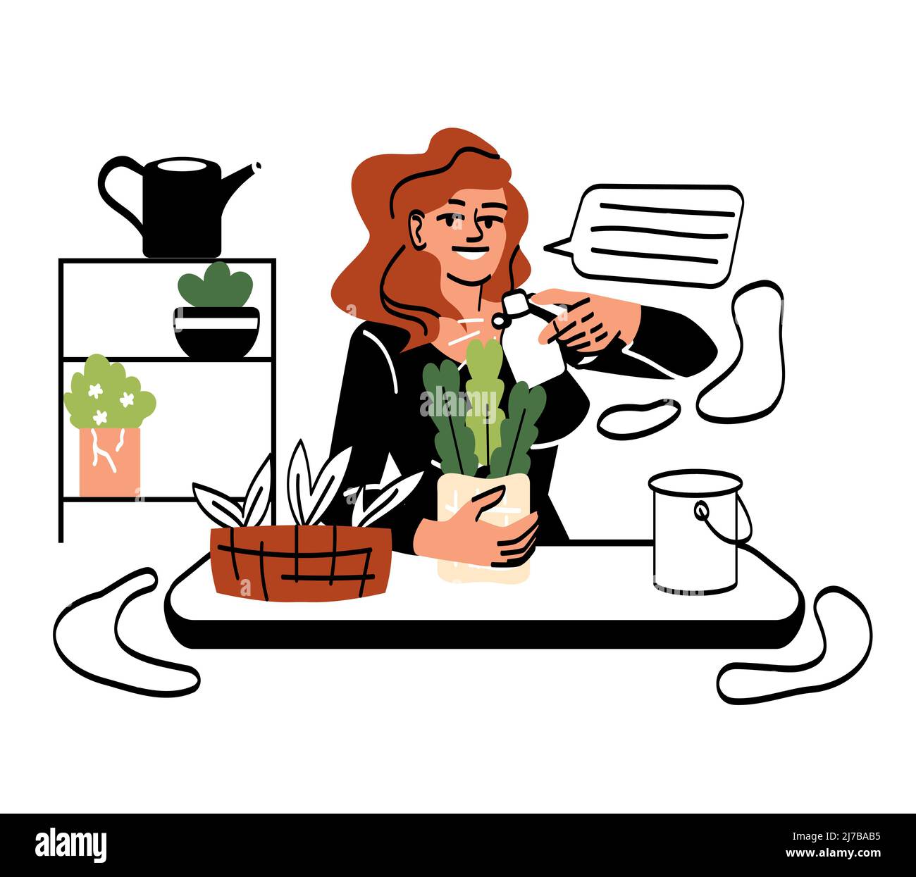 Caring for insect Stock Vector Images - Alamy