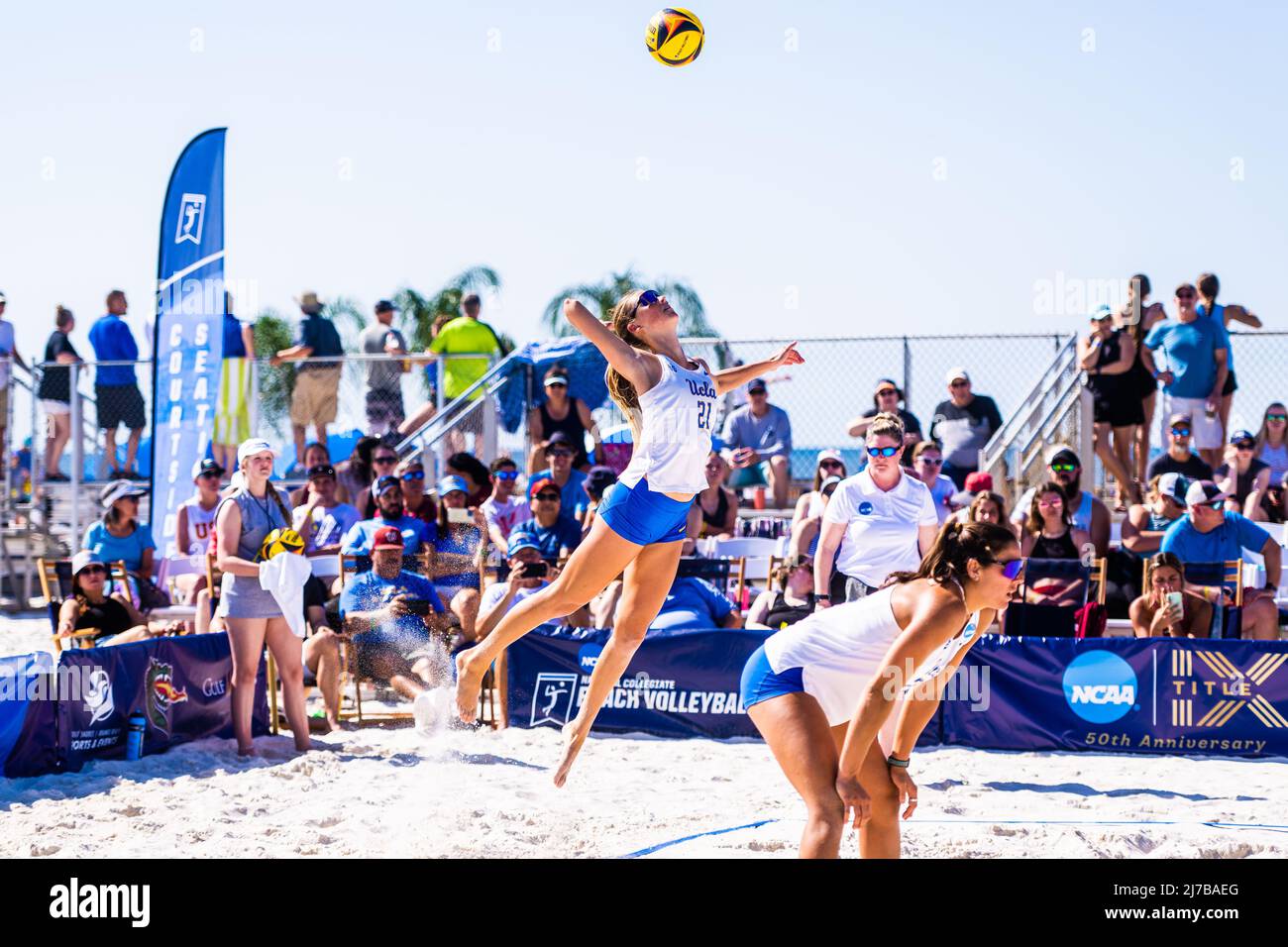 May 7, 2022, Gulf Shores, Alabama, USA: ABBY VAN WINKLE (21) serves ...