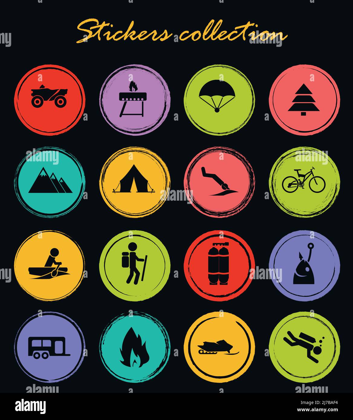 Active recreation symbol for web icons Stock Vector Image & Art - Alamy