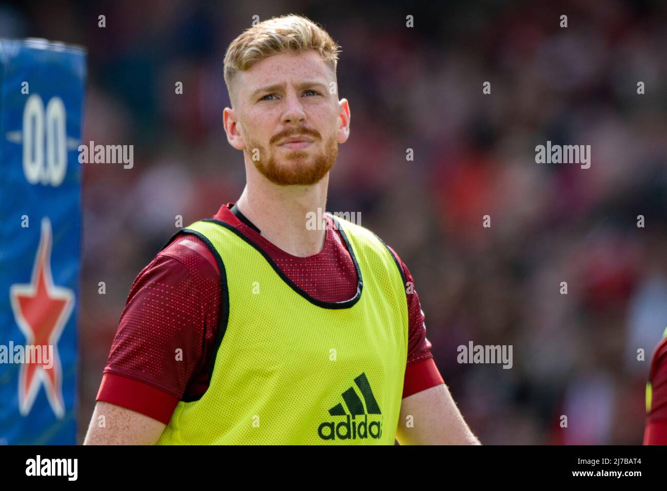 Ben Healy of Munster during the Heineken Champions Cup Quarter Final ...