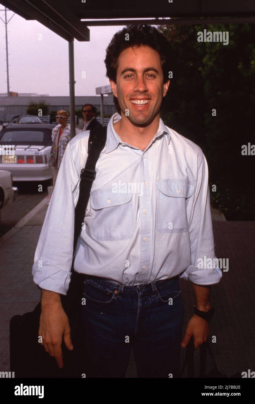 Jerry Seinfeld at the Los Angeles International Airport in Los Angeles ...
