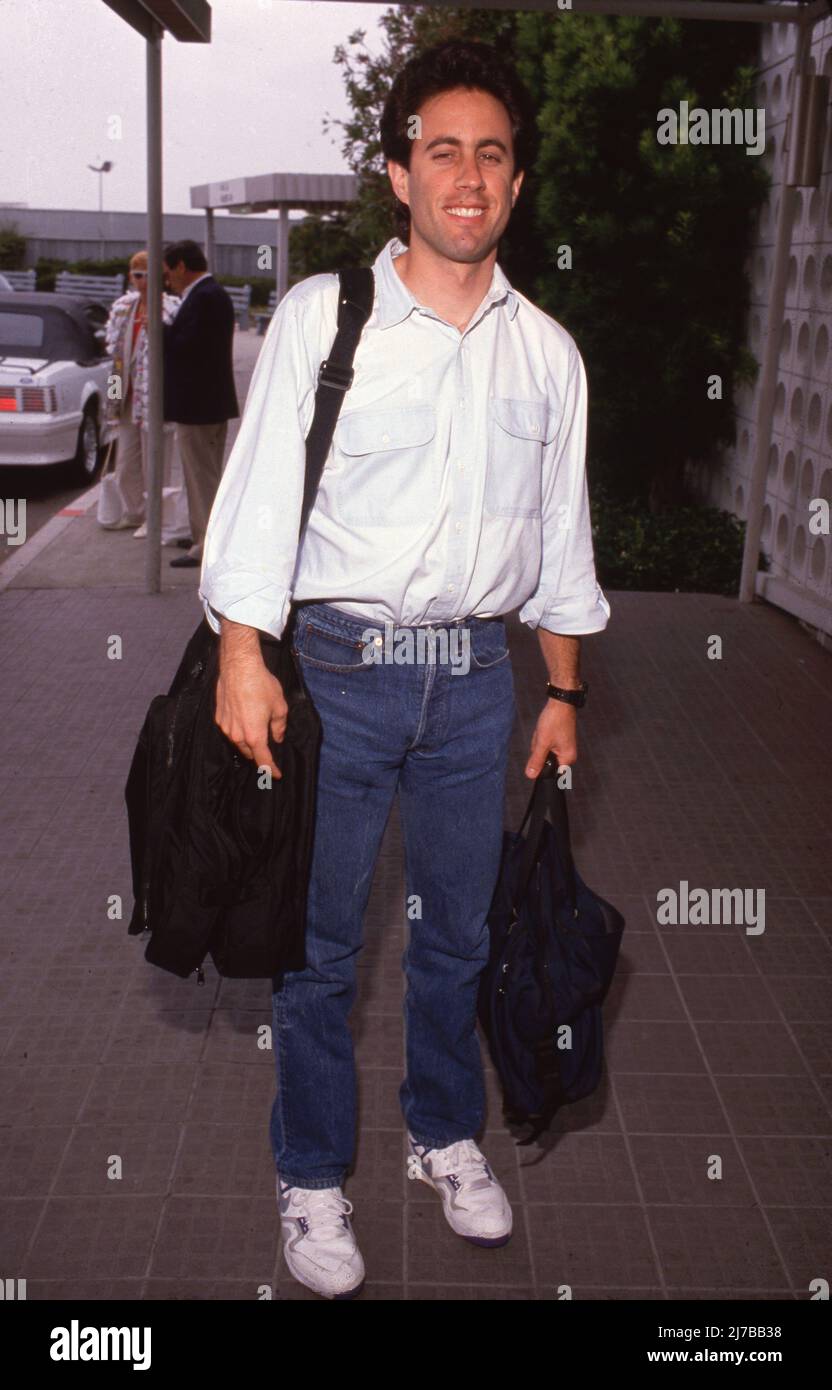 Jerry Seinfeld at the Los Angeles International Airport in Los Angeles ...
