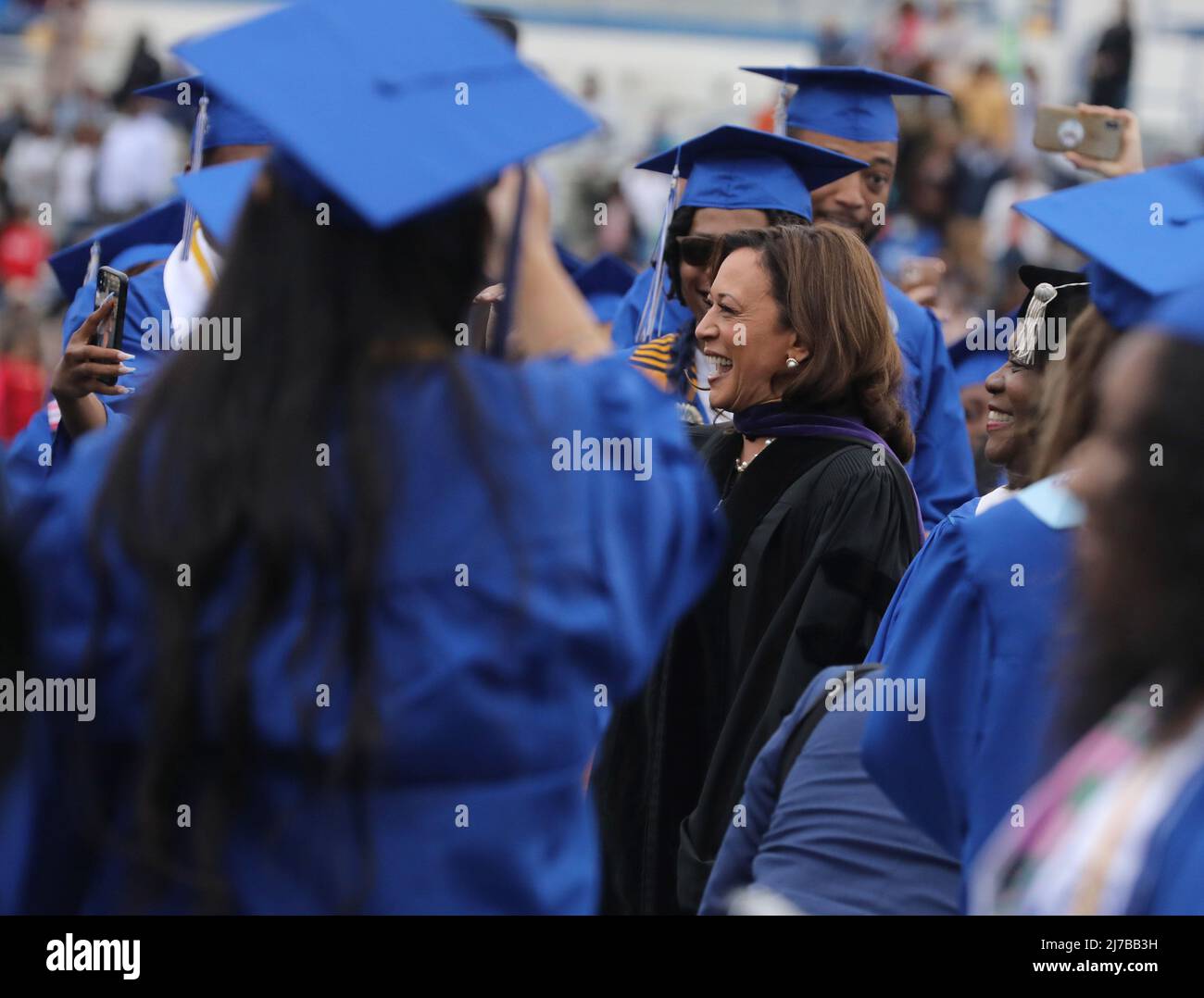 United States Vice President Kamala Harris participates in the ...